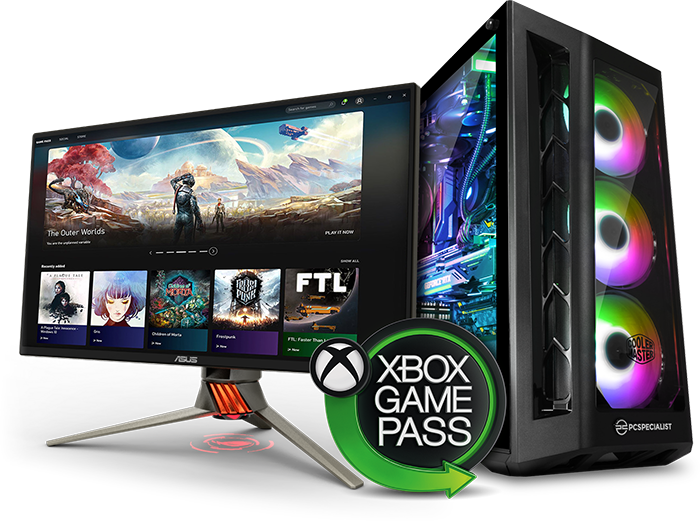 PCSPECIALIST - Configura un PC basato su Windows Xbox ad alte prestazioni